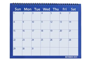 Calendario en inglés | Traductor de español a inglés - inglés.com