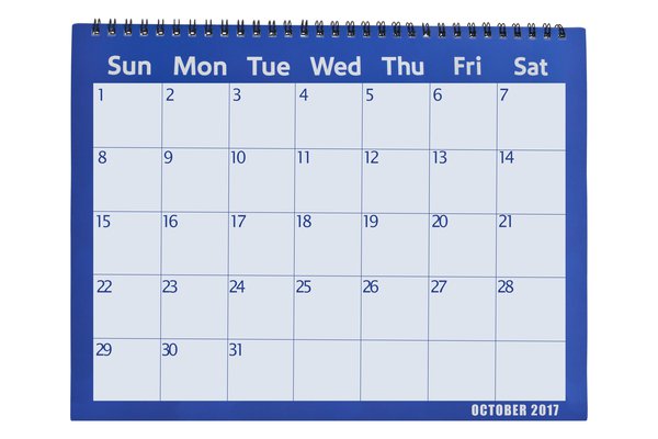 Calendario en inglés | Traductor de español a inglés - inglés.com