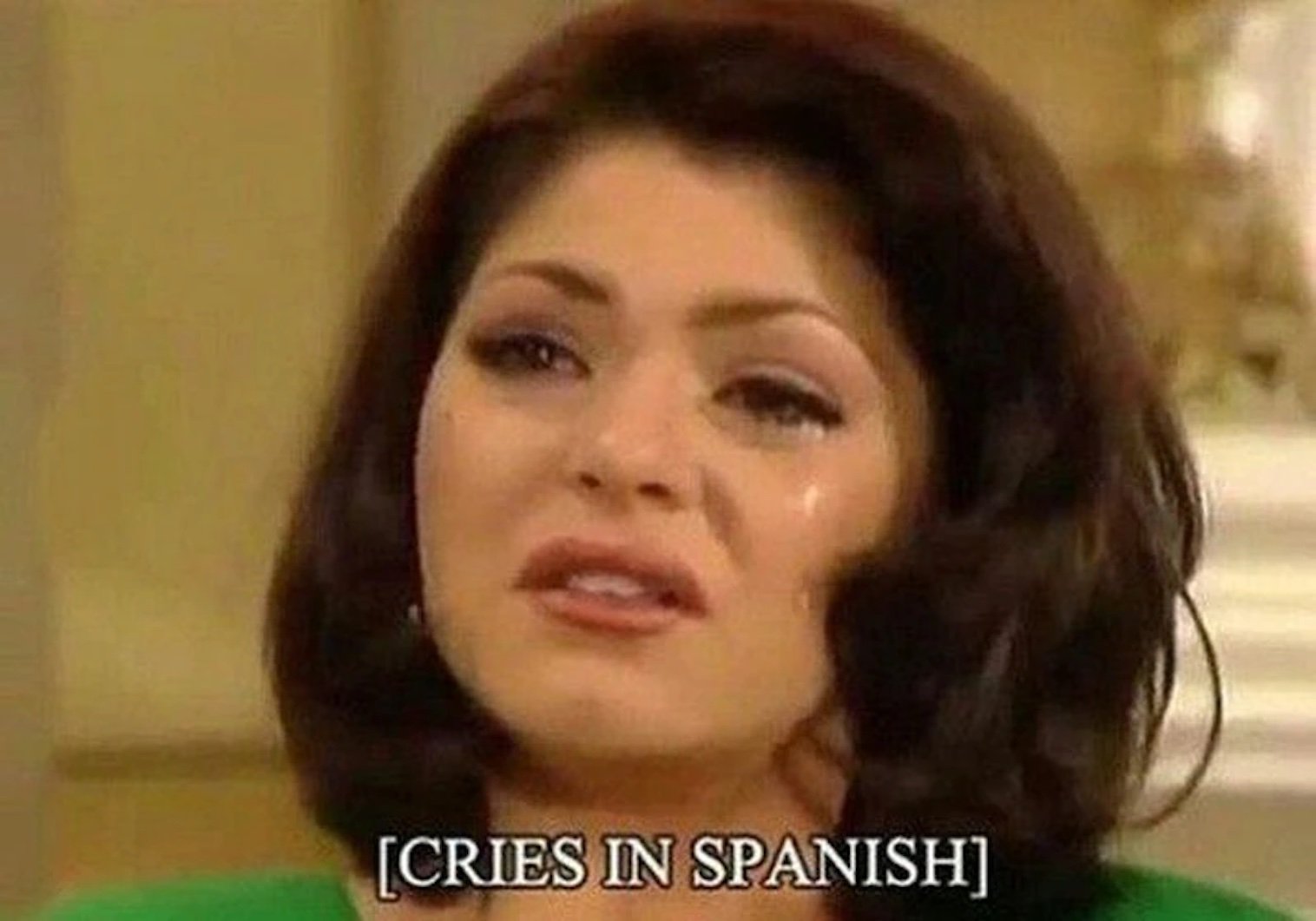 The Telenovela-Inspired "Cries in Spanish" Meme | SpanishDictionary.com